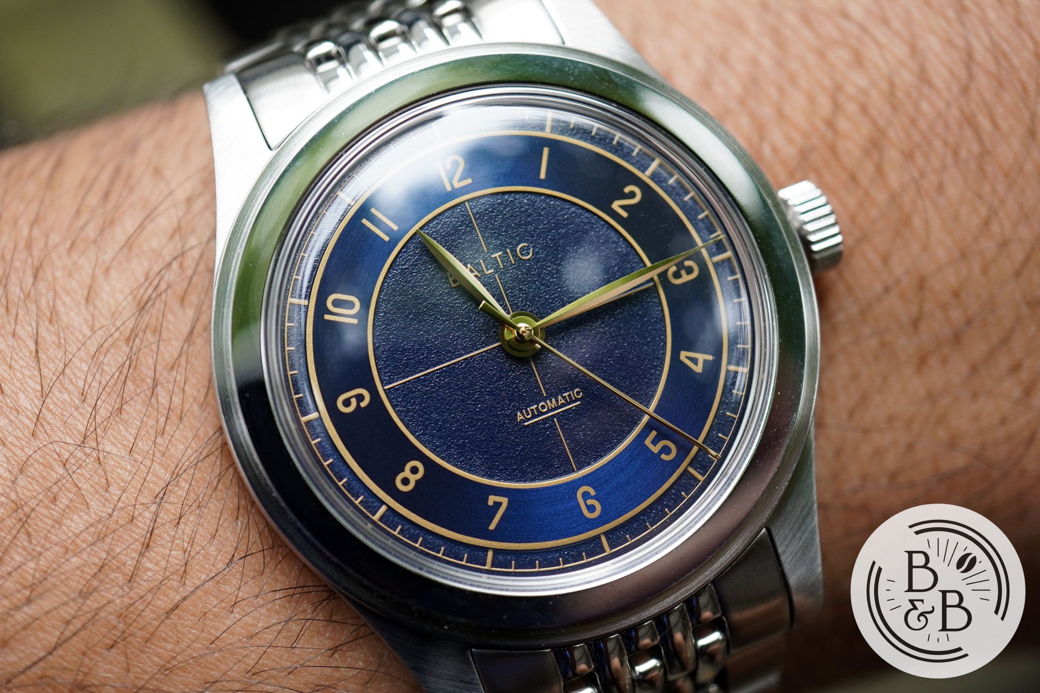 Baltic HMS 002 Blue Gilt – Beans & Bezels