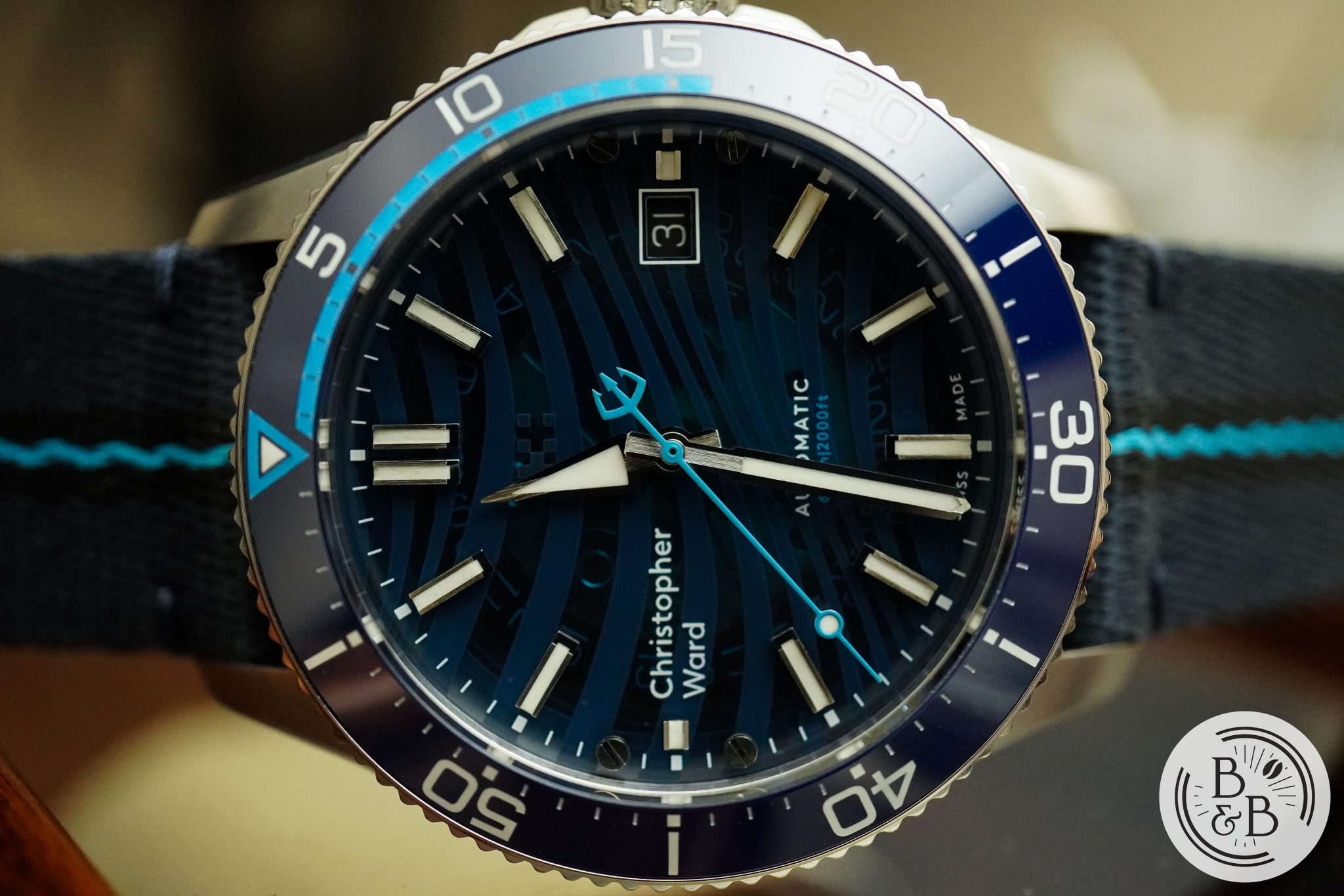 Christopher Ward C60 BLUE – Beans & Bezels