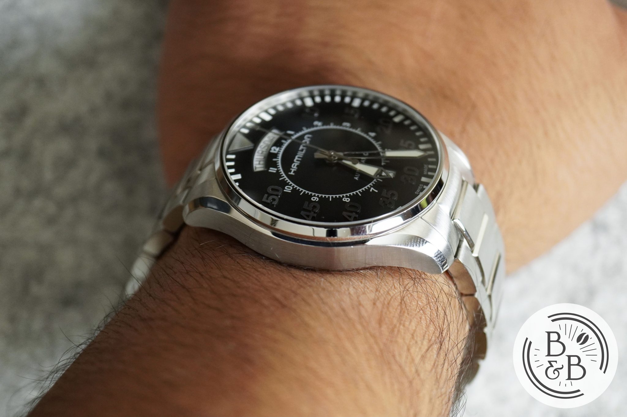 Hamilton “Interstellar” Khaki Aviation Pilot H64615135 – Beans & Bezels