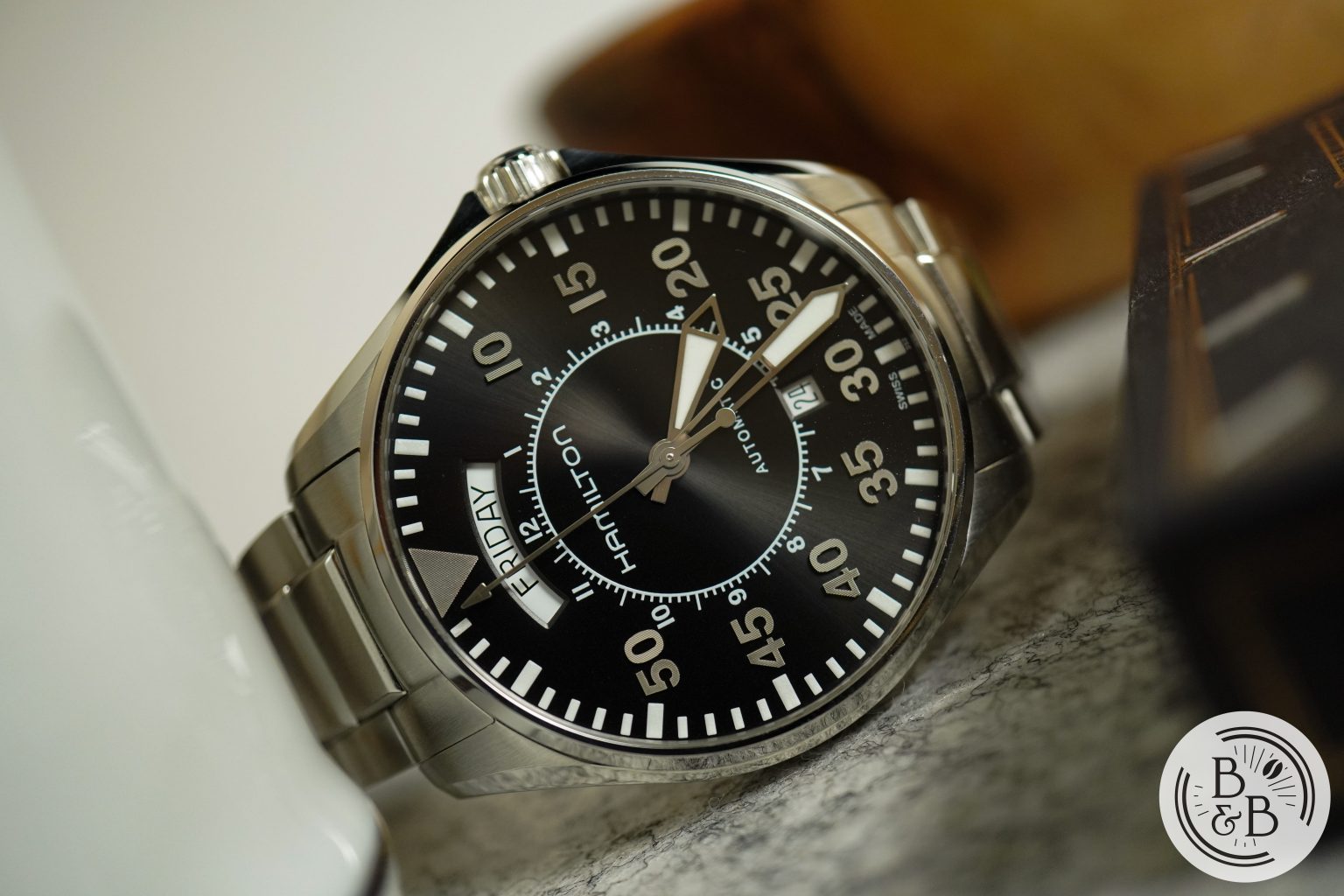 Hamilton “Interstellar” Khaki Aviation Pilot H64615135 – Beans & Bezels