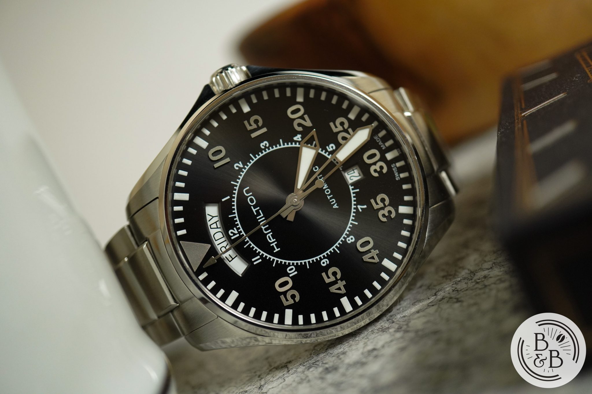 Hamilton “Interstellar” Khaki Aviation Pilot H64615135 – Beans & Bezels