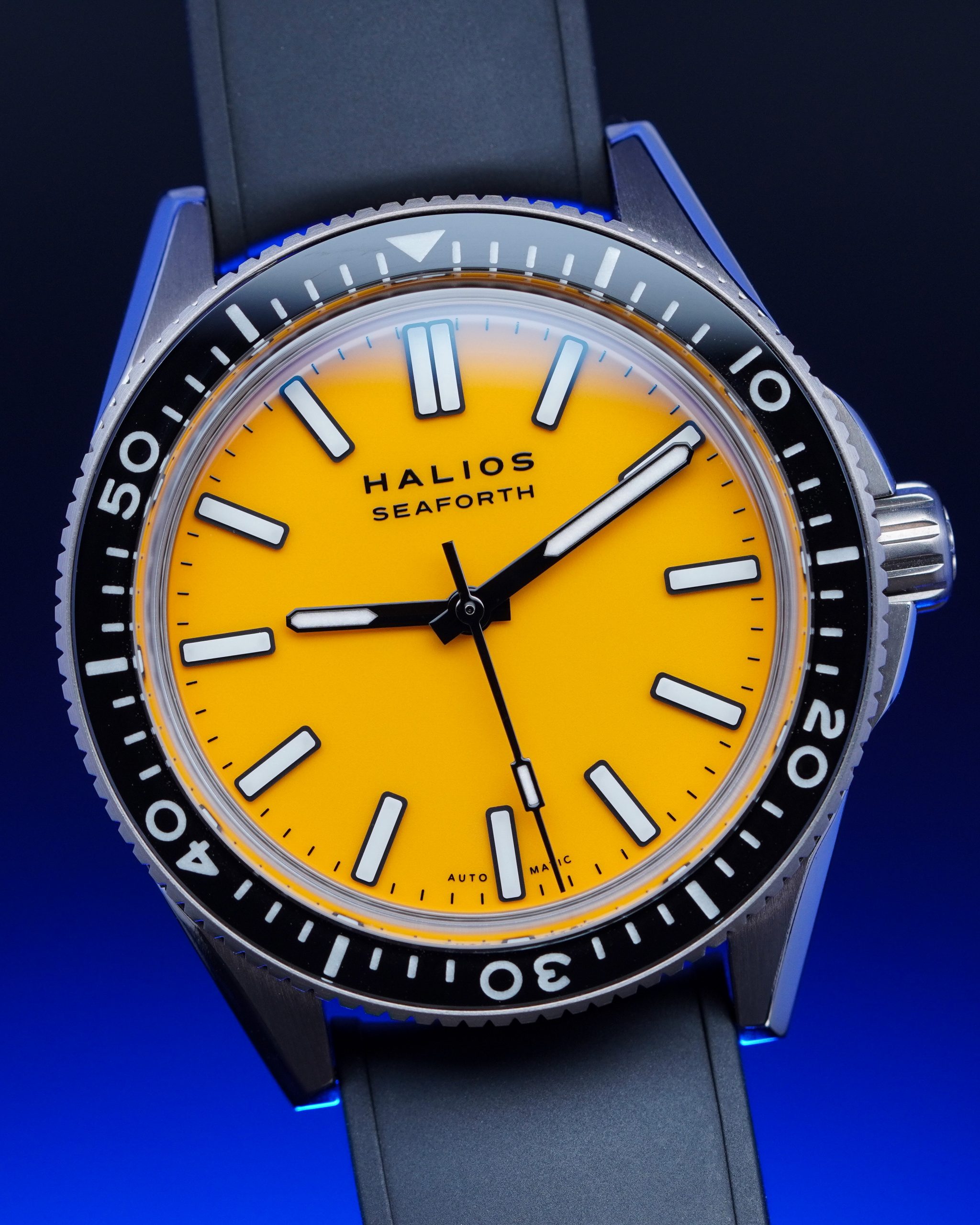 Halios Seaforth IV Titanium Bahama Yellow – Beans & Bezels