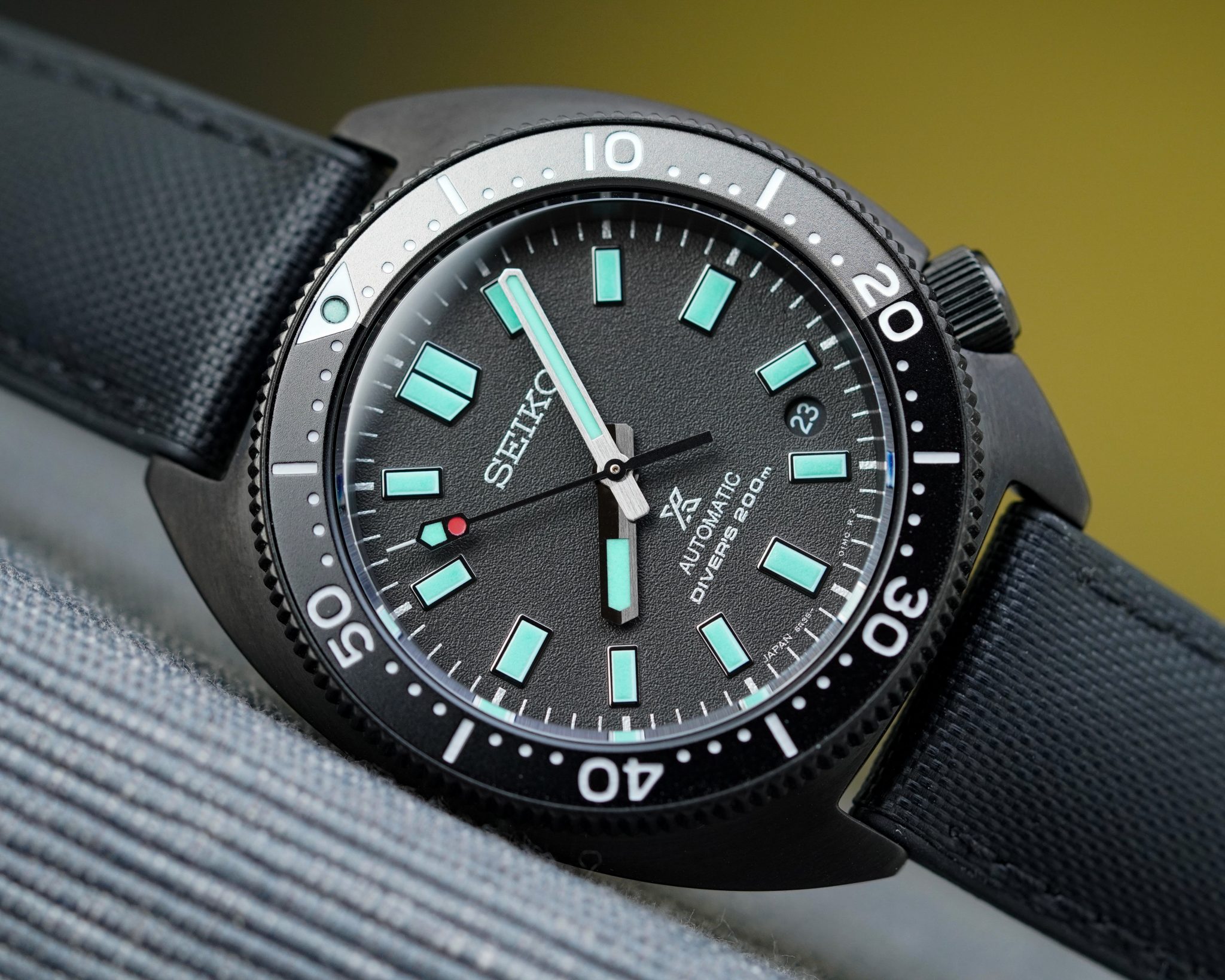 Seiko ‘Black Series’ SPB335J1 Slim Turtle – Beans & Bezels