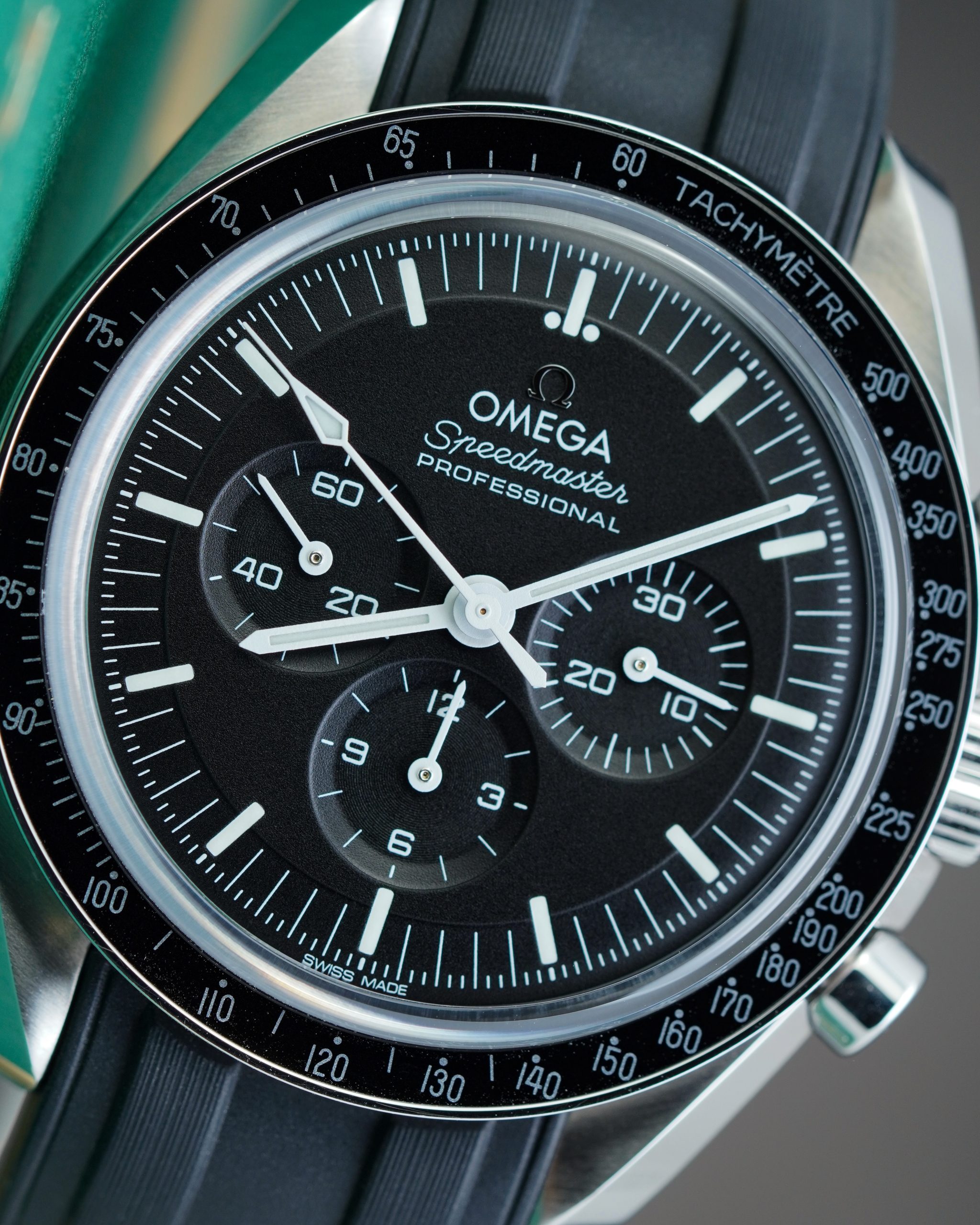 Omega Speedmaster Professional & Delugs CTS Rubber Strap – Beans & Bezels