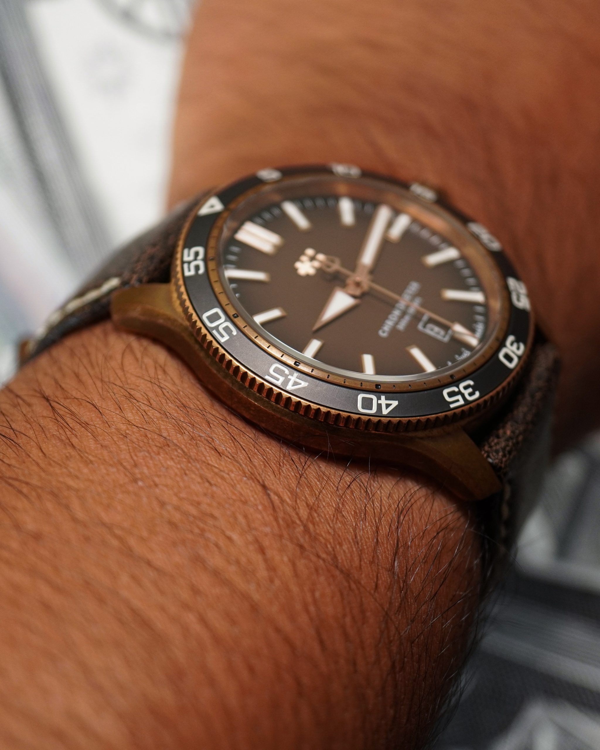 Christopher Ward C60 Pro 300 Bronze – Beans & Bezels