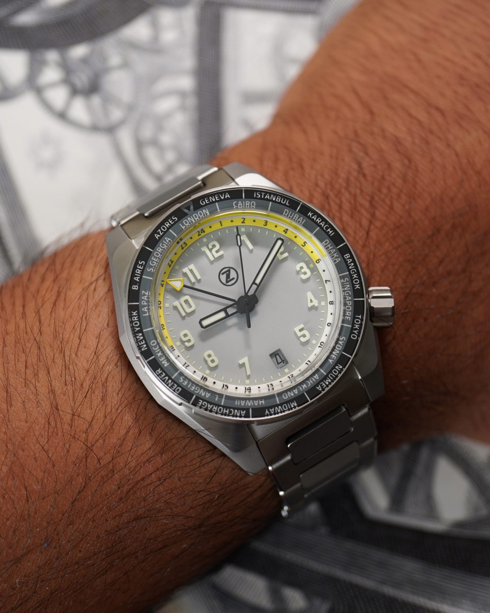 Zelos Thresher GMT Worldtimer – Beans & Bezels
