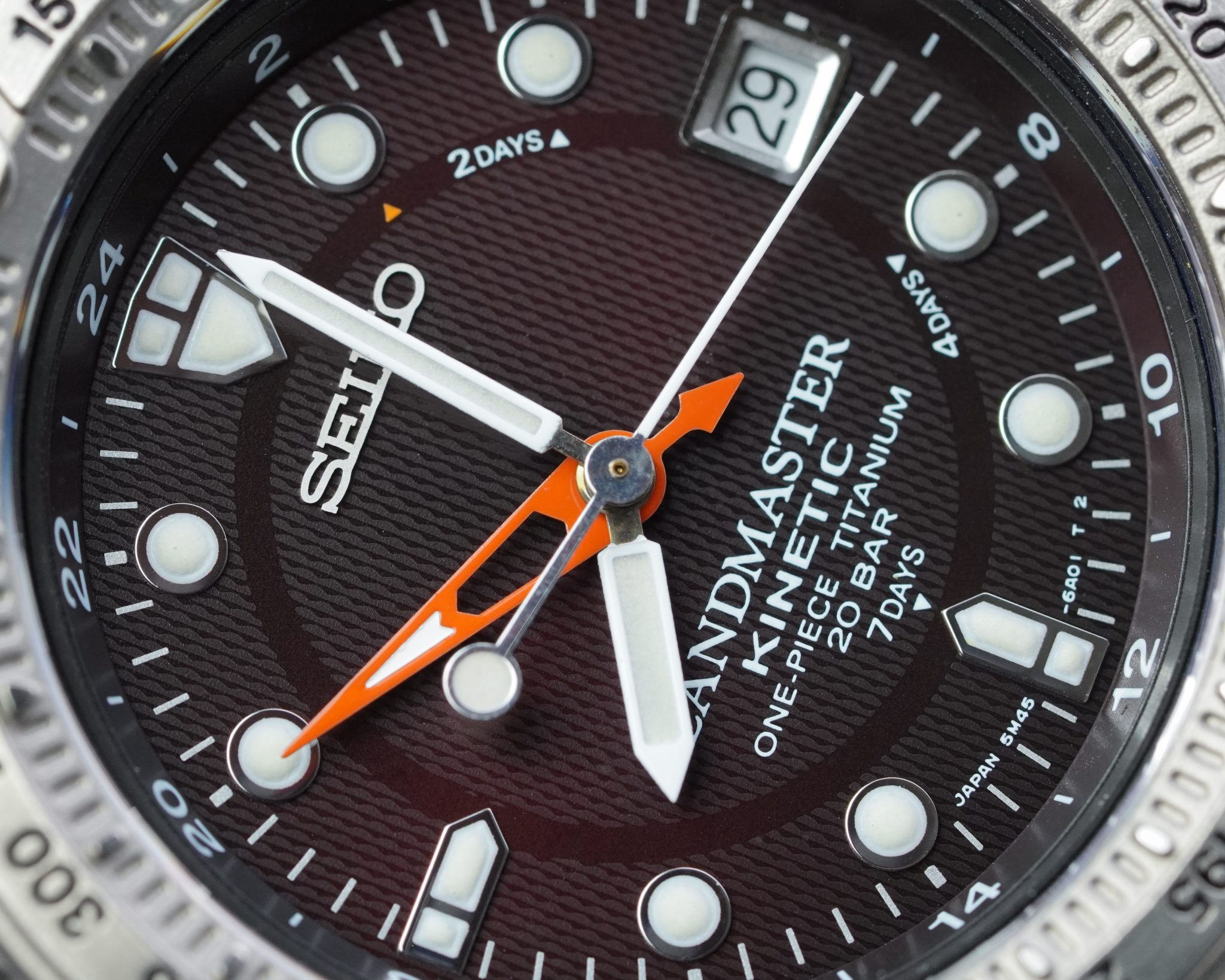Seiko Kinetic Landmaster Titanium SBDW005 – Beans & Bezels