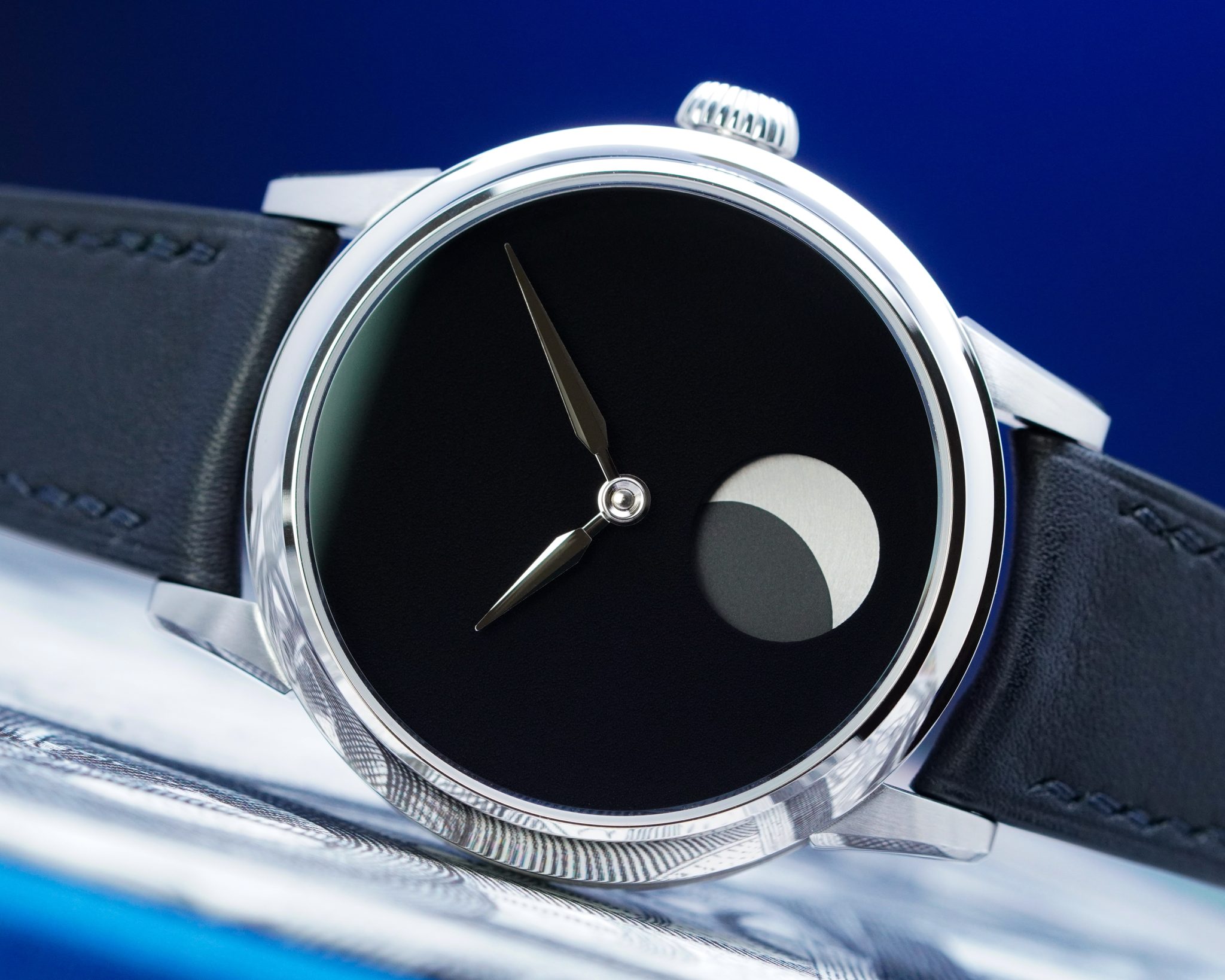 Selten M1 Moonphase – Musou Black & Mother of Pearl Guilloche – Beans ...