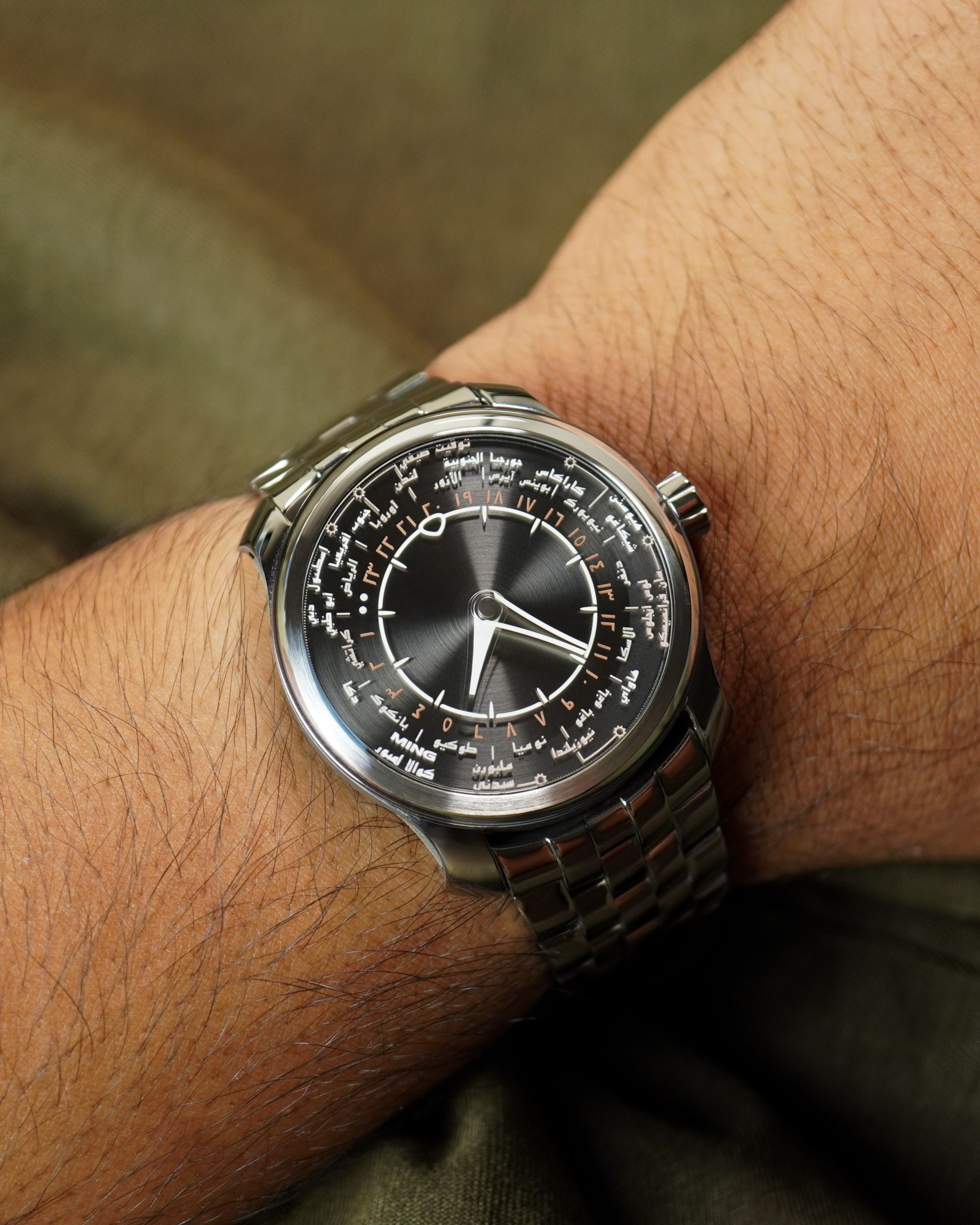 MING 29.01 Dubai Edition World Timer – Beans & Bezels